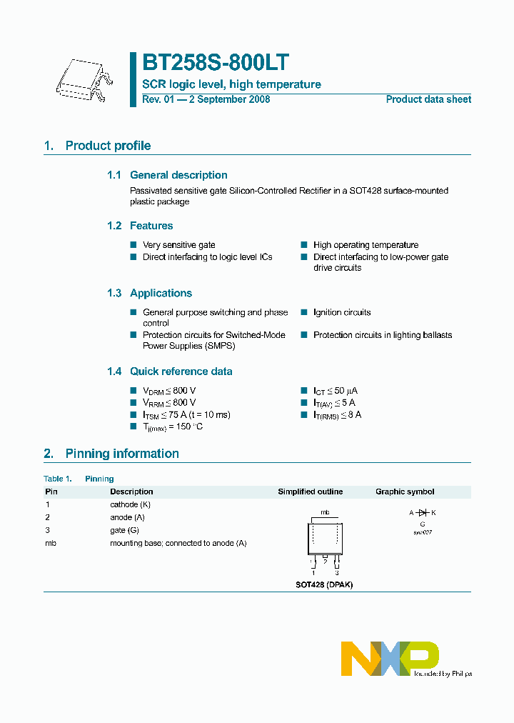 BT258S-800LT_4940718.PDF Datasheet Download --- IC-ON-LINE
