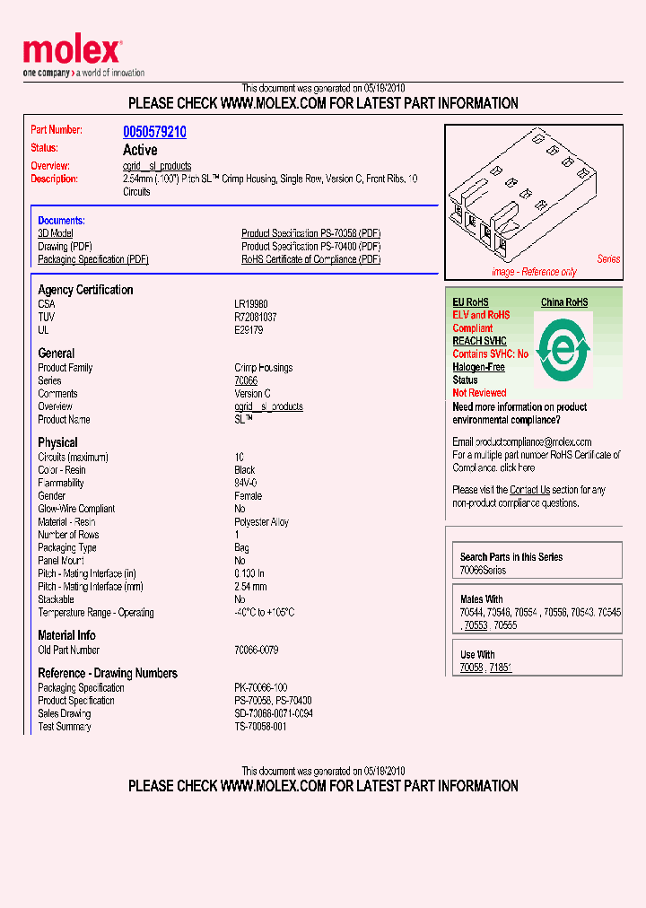 50-57-9210_4952882.PDF Datasheet Download --- IC-ON-LINE