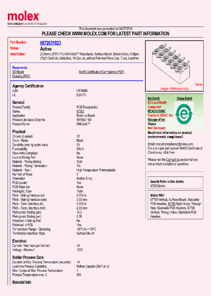 0872631823_4954090.PDF Datasheet Download --- IC-ON-LINE