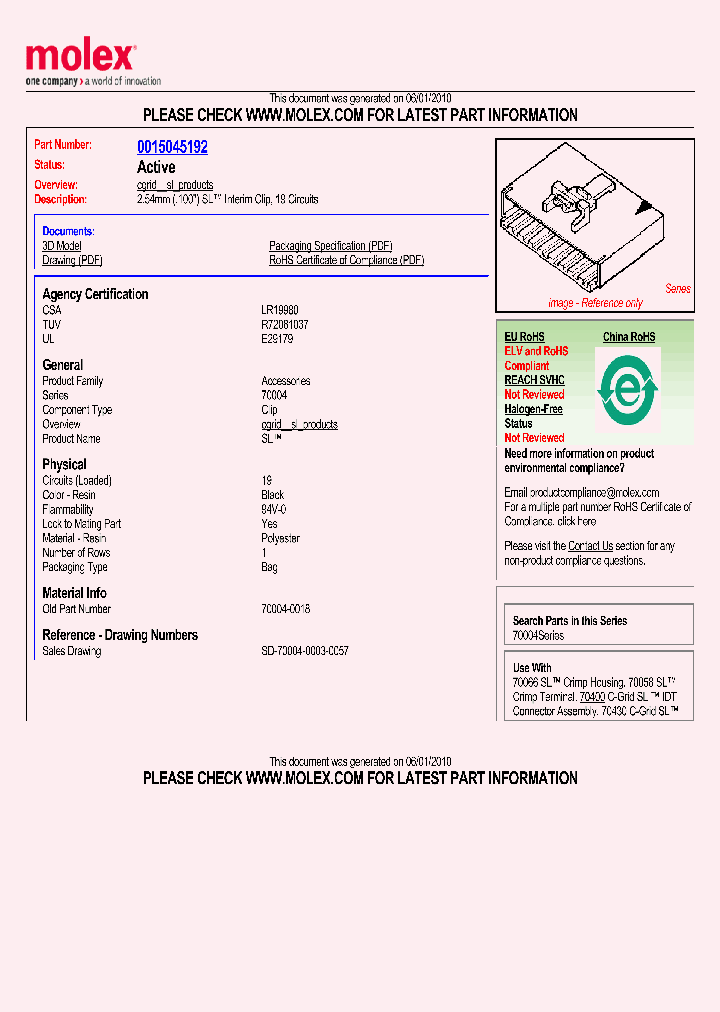 70004-0018_4955997.PDF Datasheet Download --- IC-ON-LINE