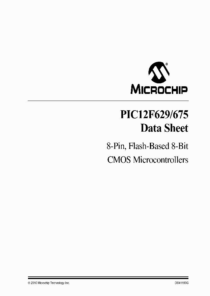 PIC12F629-IMF_4976601.PDF Datasheet Download --- IC-ON-LINE