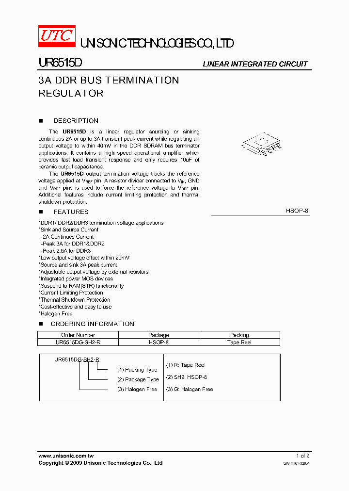 UR6515D_4990043.PDF Datasheet Download --- IC-ON-LINE