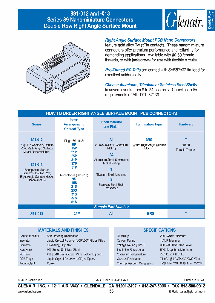 891-012-25PT-BRS_5047062.PDF Datasheet Download --- IC-ON-LINE