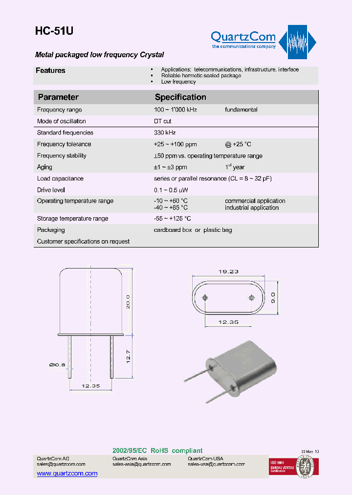 HC-51U_5064079.PDF Datasheet Download --- IC-ON-LINE