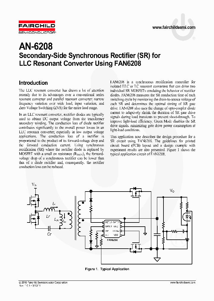 FAN6208_5066612.PDF Datasheet Download --- IC-ON-LINE