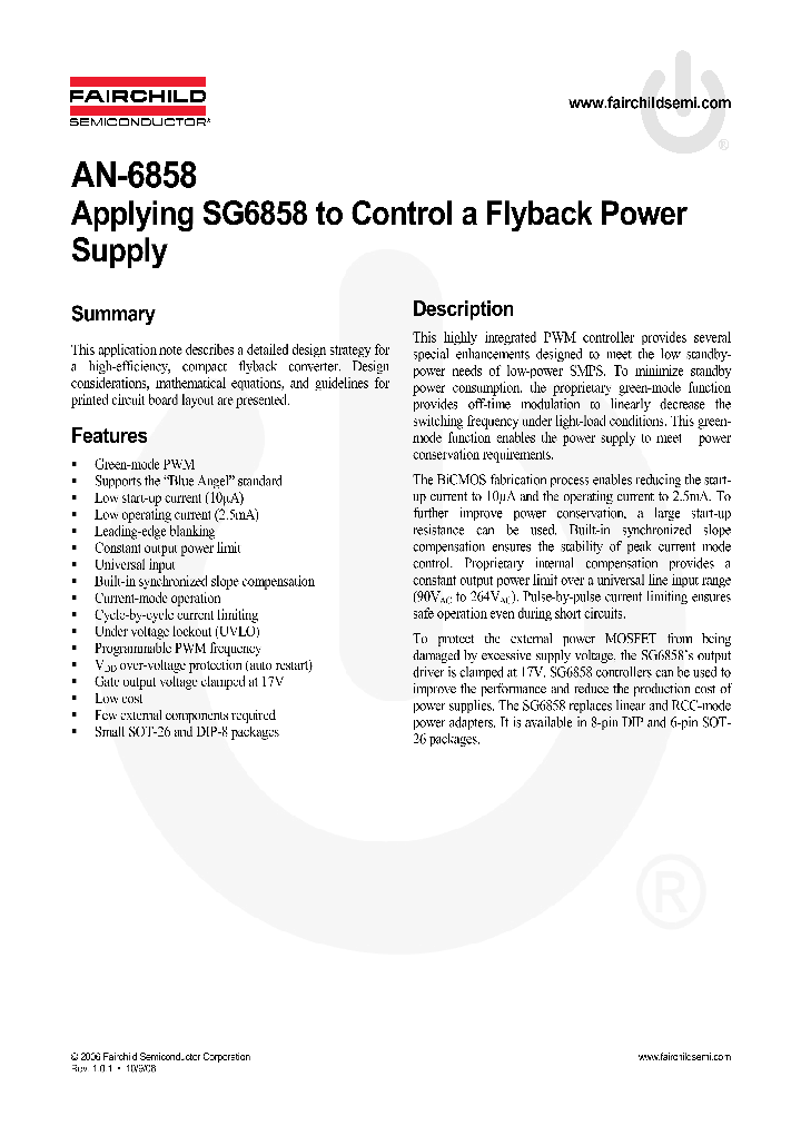 SG6858_31638.PDF Datasheet Download --- IC-ON-LINE
