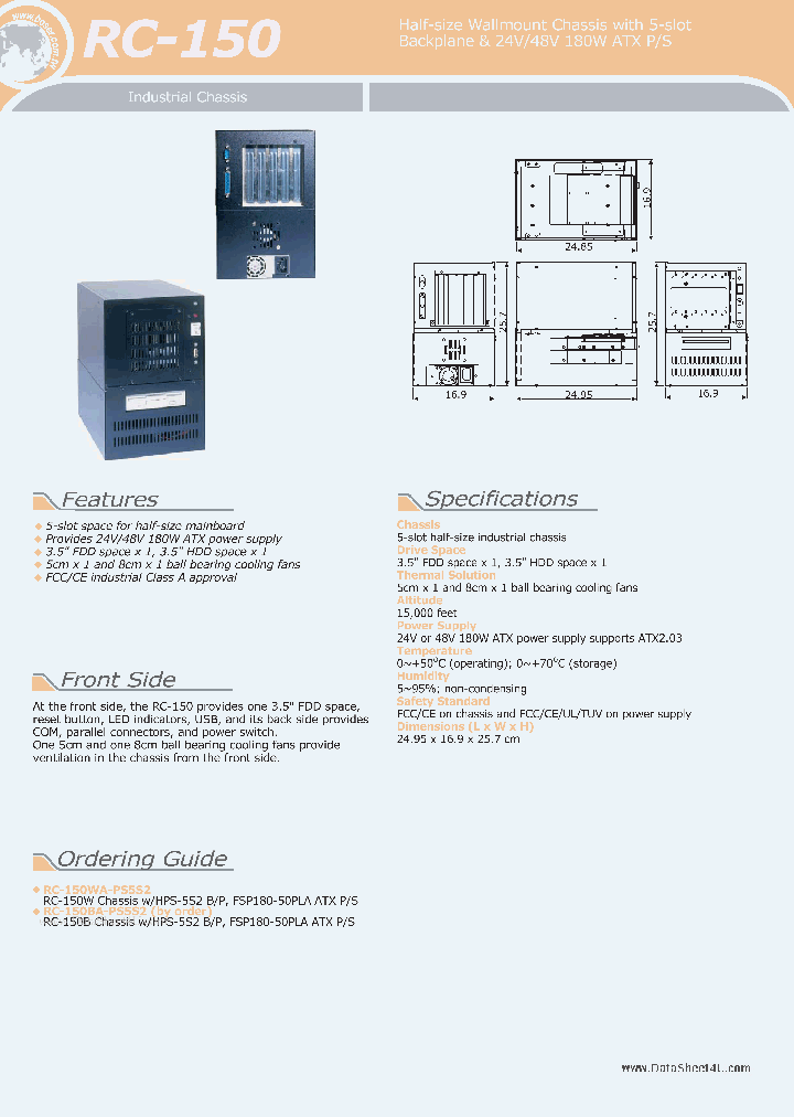 RC-150_68801.PDF Datasheet Download --- IC-ON-LINE
