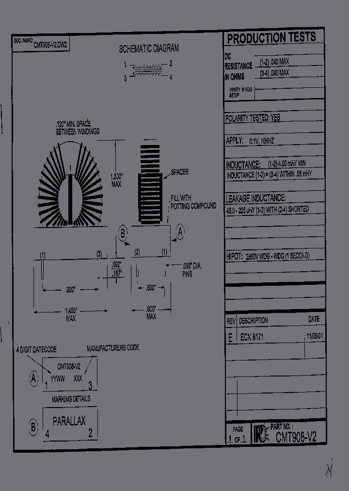 CMT908-V2_79213.PDF Datasheet Download --- IC-ON-LINE