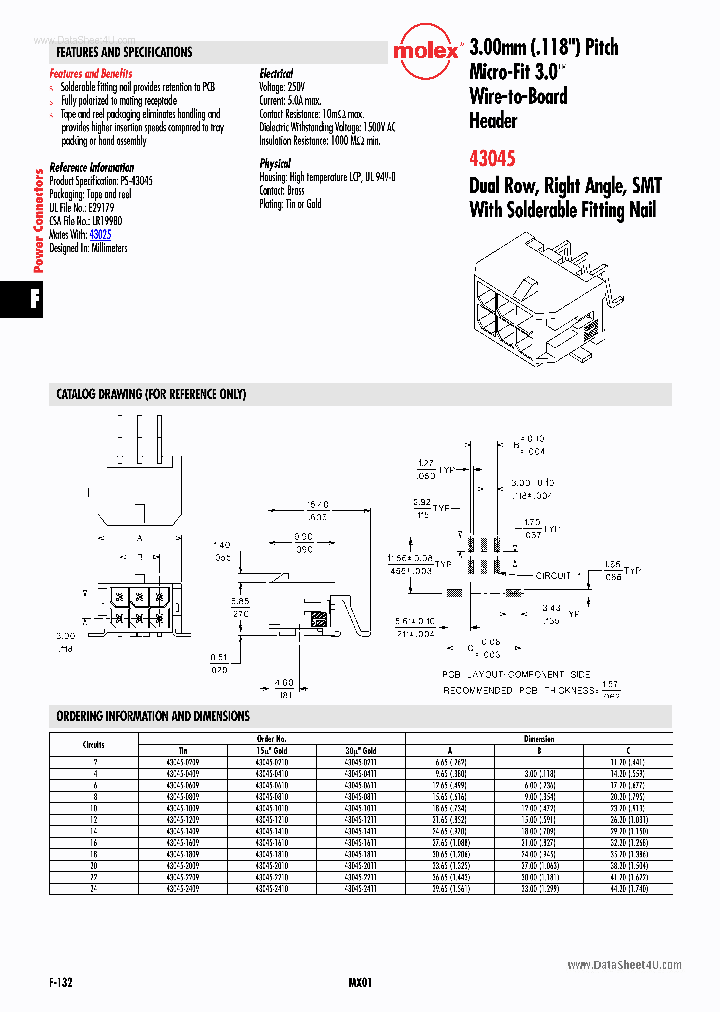 43045-XXXX_82040.PDF Datasheet Download --- IC-ON-LINE