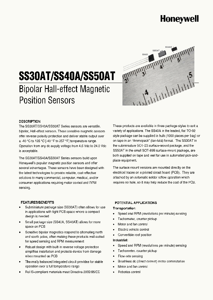 SS40A_93973.PDF Datasheet Download --- IC-ON-LINE