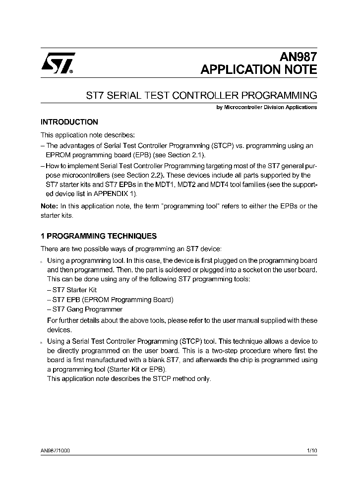 AN987_106218.PDF Datasheet Download --- IC-ON-LINE