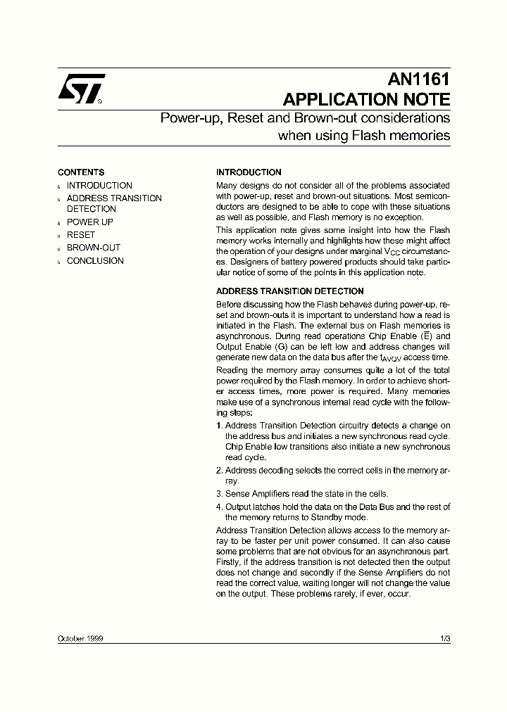 AN1161_121648.PDF Datasheet Download --- IC-ON-LINE