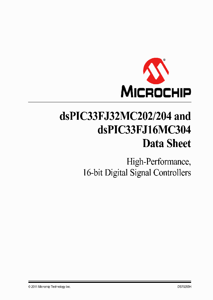 DSPIC33FJ32MC20211_166052.PDF Datasheet Download --- IC-ON-LINE