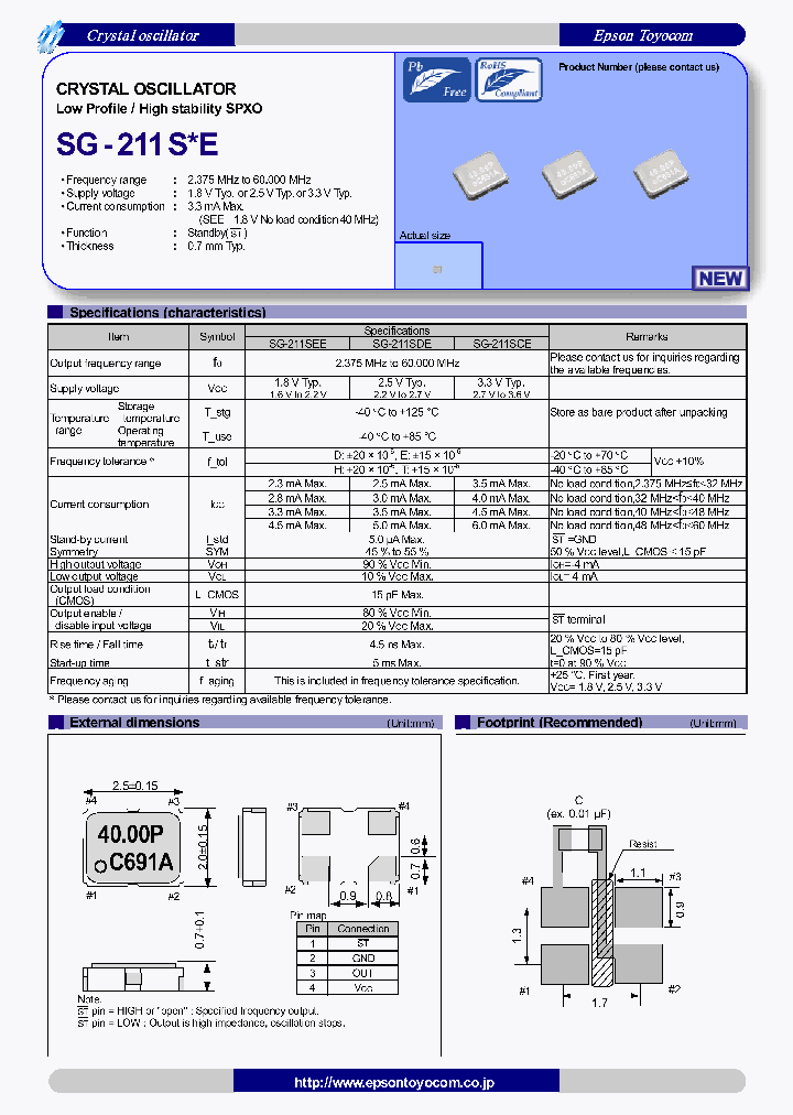 SG-211S_179886.PDF Datasheet Download --- IC-ON-LINE