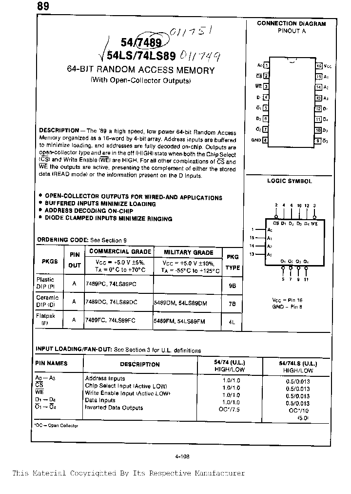 5489DM_193238.PDF Datasheet Download --- IC-ON-LINE