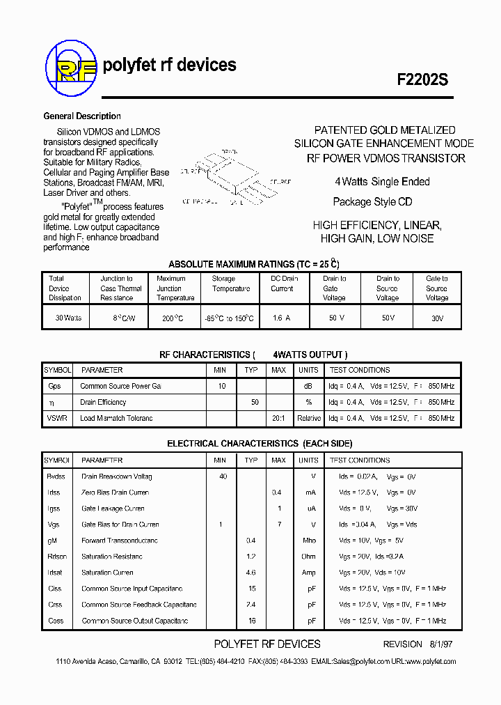 F2202S_225404.PDF Datasheet Download --- IC-ON-LINE