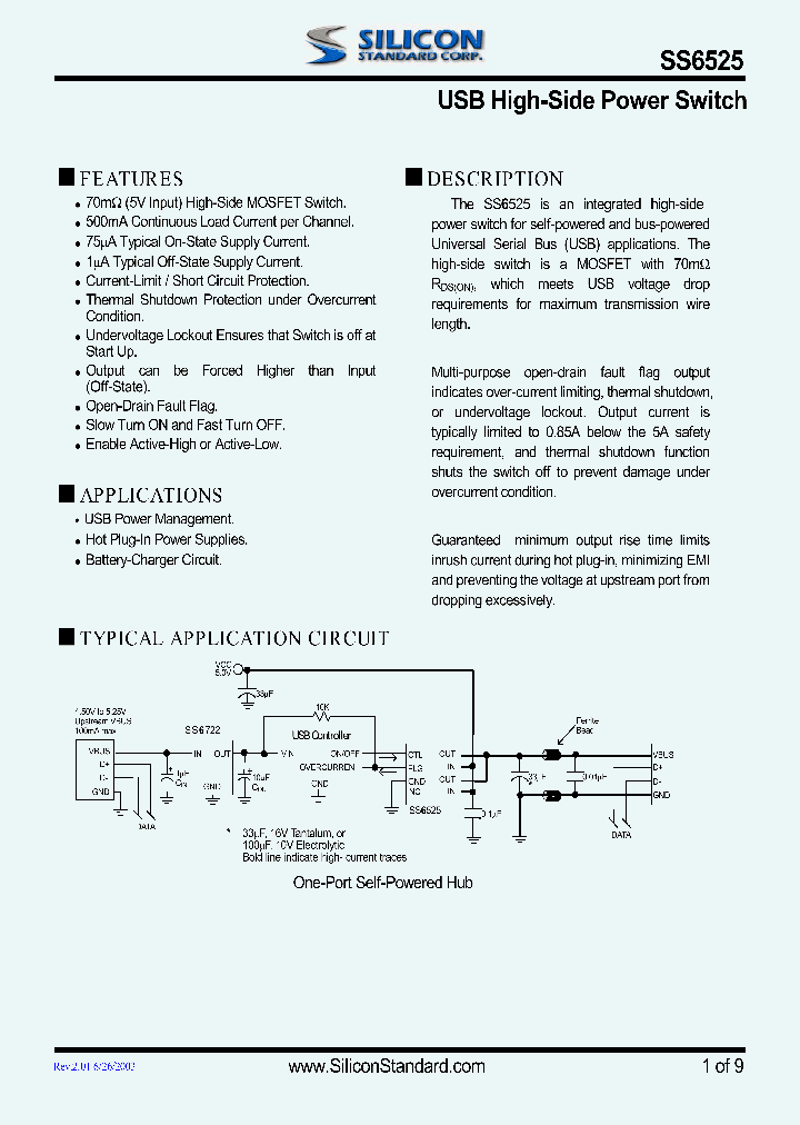 SS6525-0CNTB_278941.PDF Datasheet Download --- IC-ON-LINE