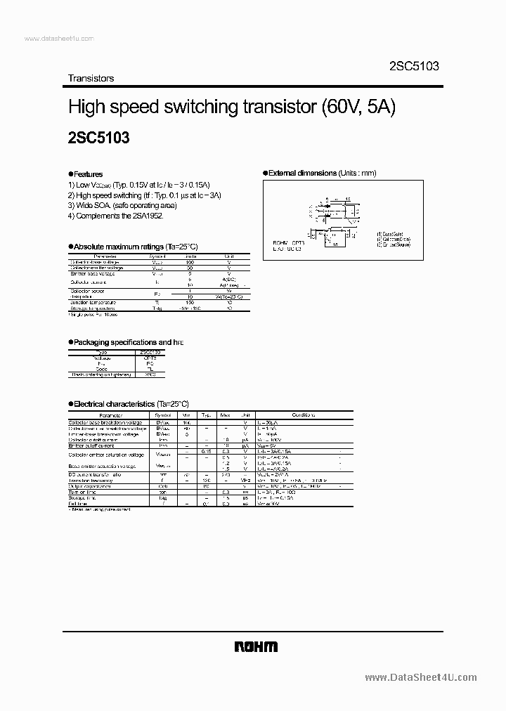 C5103_184771.PDF Datasheet Download --- IC-ON-LINE