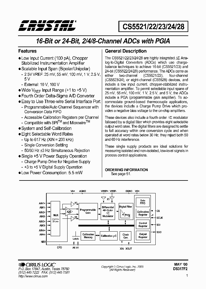 CS5528-AP_327254.PDF Datasheet Download --- IC-ON-LINE