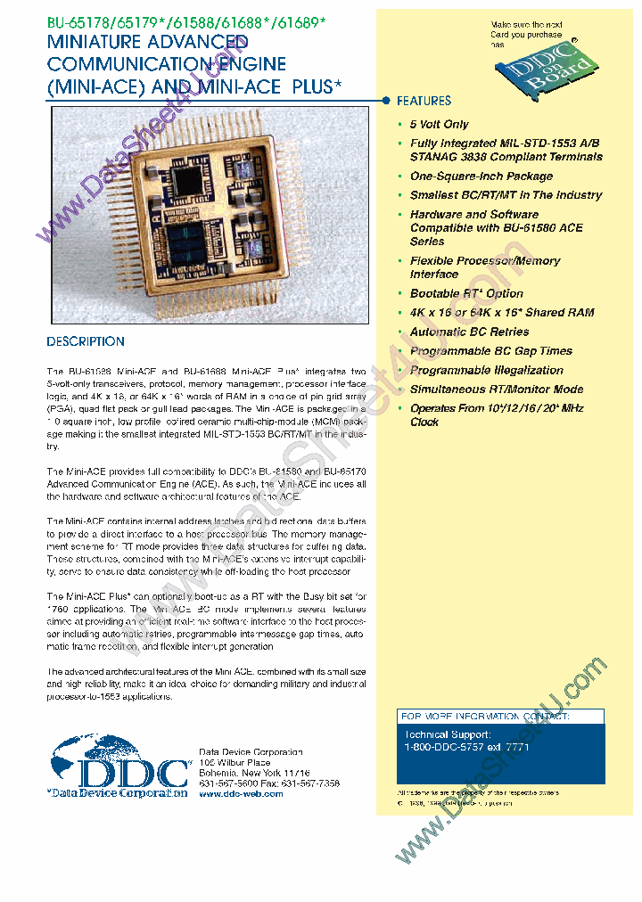 BU-61588_246659.PDF Datasheet Download --- IC-ON-LINE