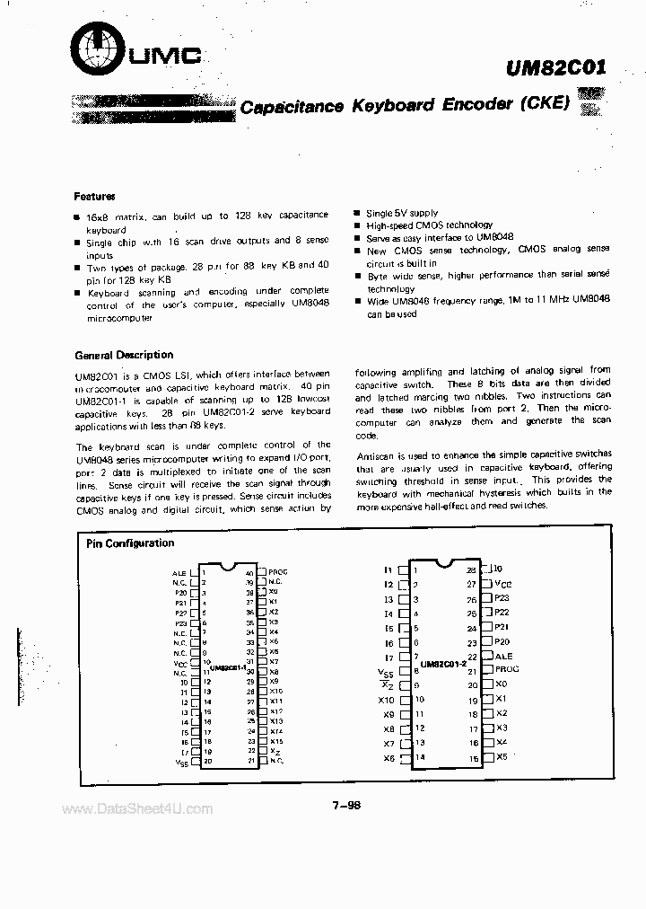 UM82C01_251166.PDF Datasheet Download --- IC-ON-LINE