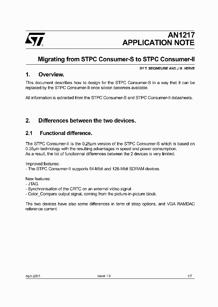 An1217 291049 Pdf Datasheet Download Ic On Line