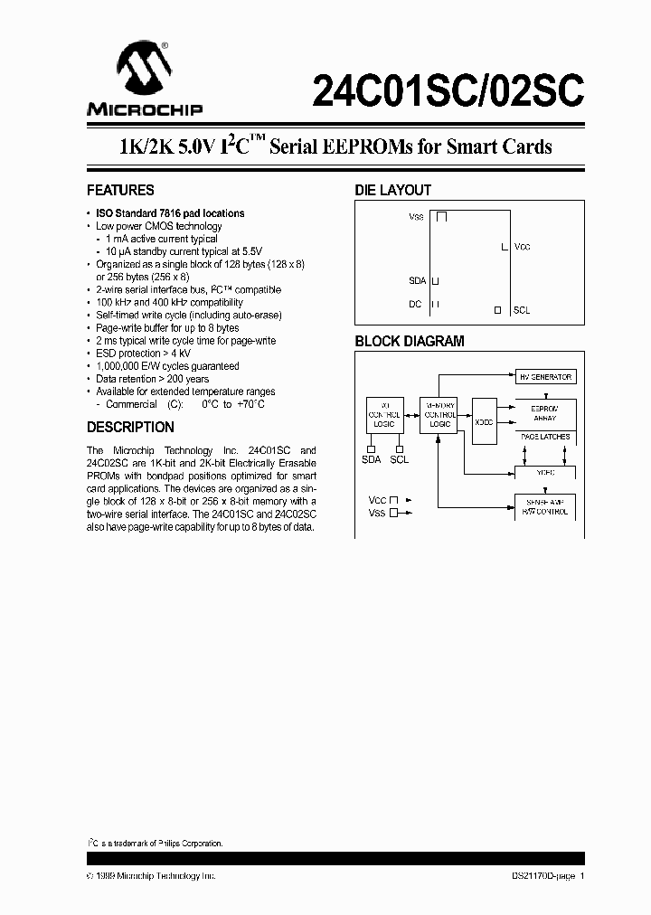 24C02SC_312657.PDF Datasheet Download --- IC-ON-LINE