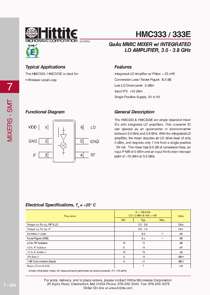 333E_387697.PDF Datasheet Download --- IC-ON-LINE