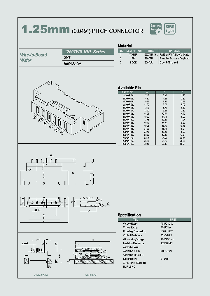 12507WR-13L_388185.PDF Datasheet Download --- IC-ON-LINE