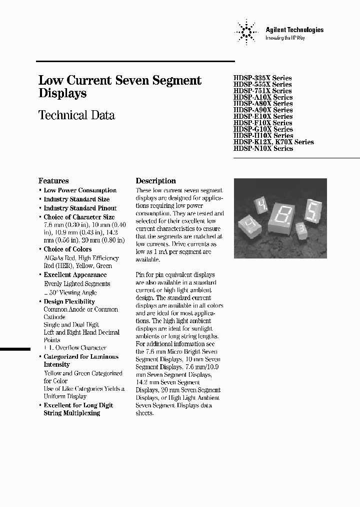 HDSPH101_407319.PDF Datasheet Download --- IC-ON-LINE