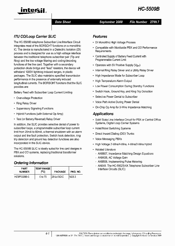HC-5509B_426274.PDF Datasheet Download --- IC-ON-LINE