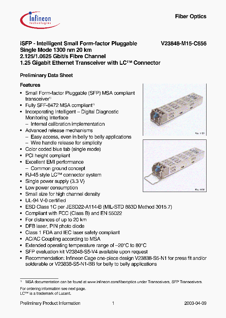 V23848-M15-C656_428929.PDF Datasheet Download --- IC-ON-LINE