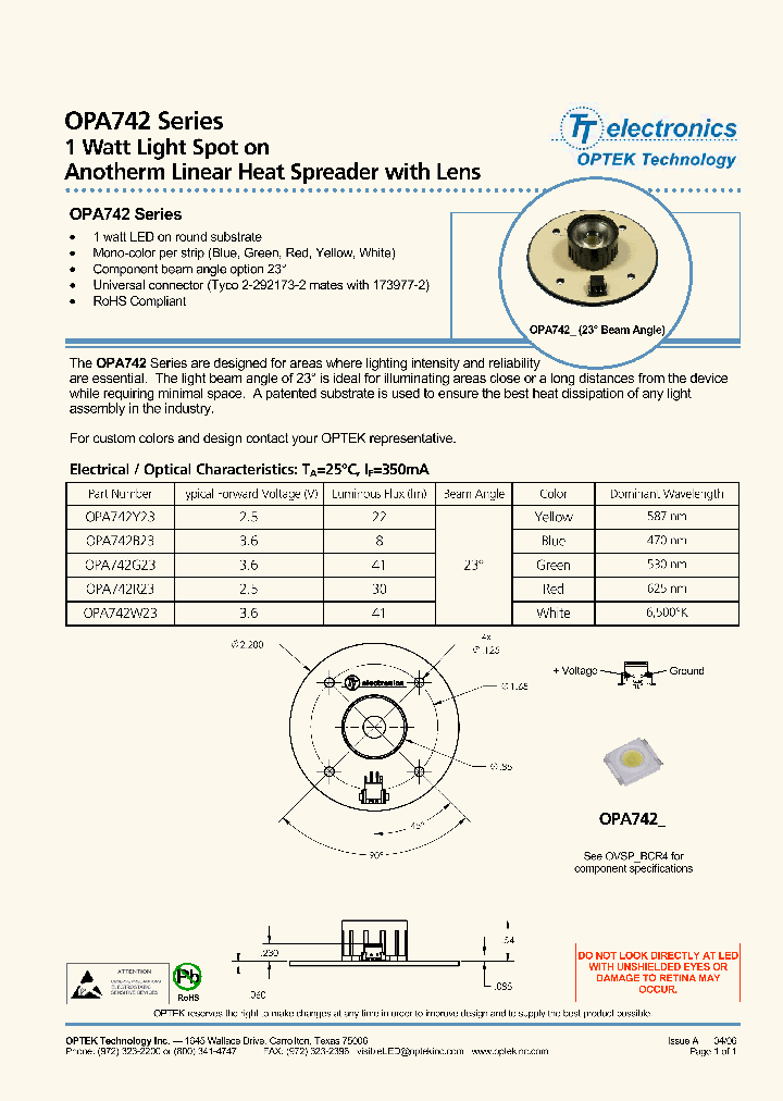 OPA742G23_484297.PDF Datasheet Download --- IC-ON-LINE