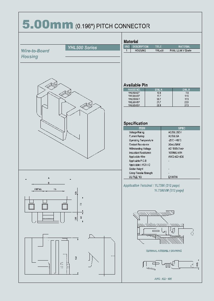 YHL500_575534.PDF Datasheet Download --- IC-ON-LINE