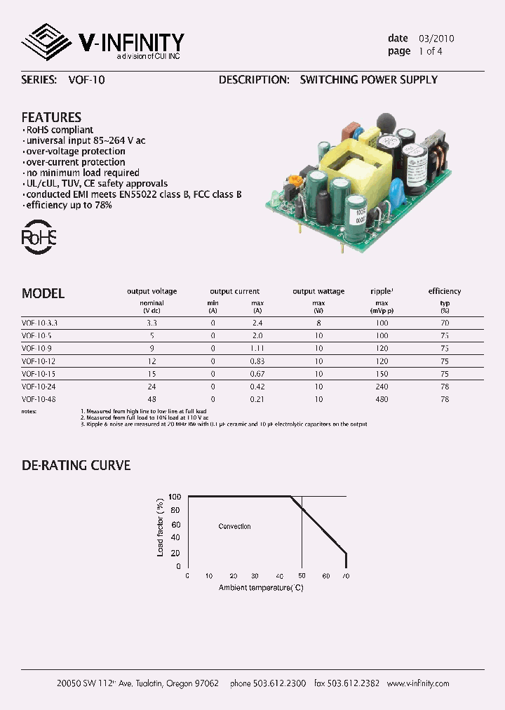 VOF-10-33_939153.PDF Datasheet Download --- IC-ON-LINE