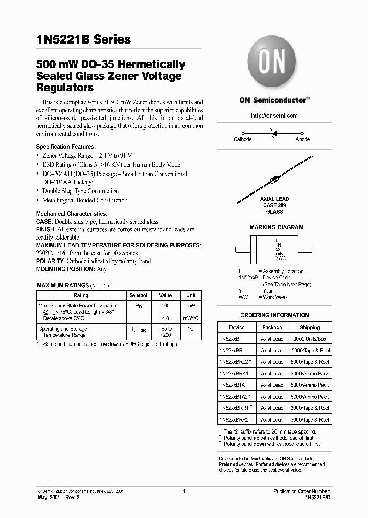 1N5221B-D_718097.PDF Datasheet Download --- IC-ON-LINE