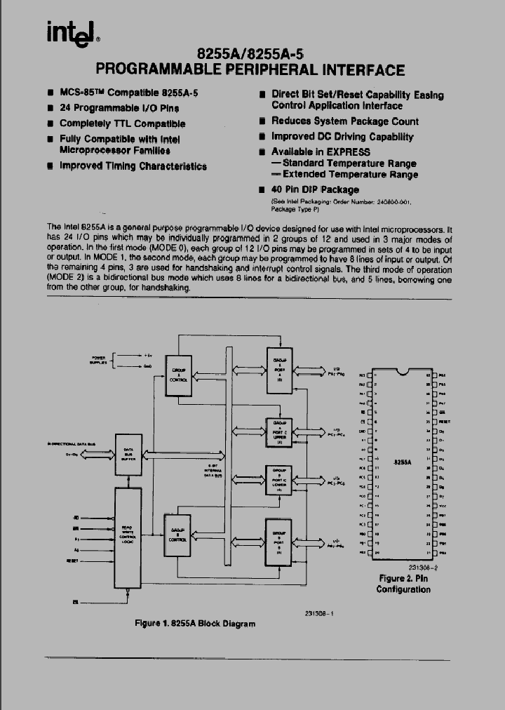 8255A-5_623747.PDF Datasheet Download --- IC-ON-LINE
