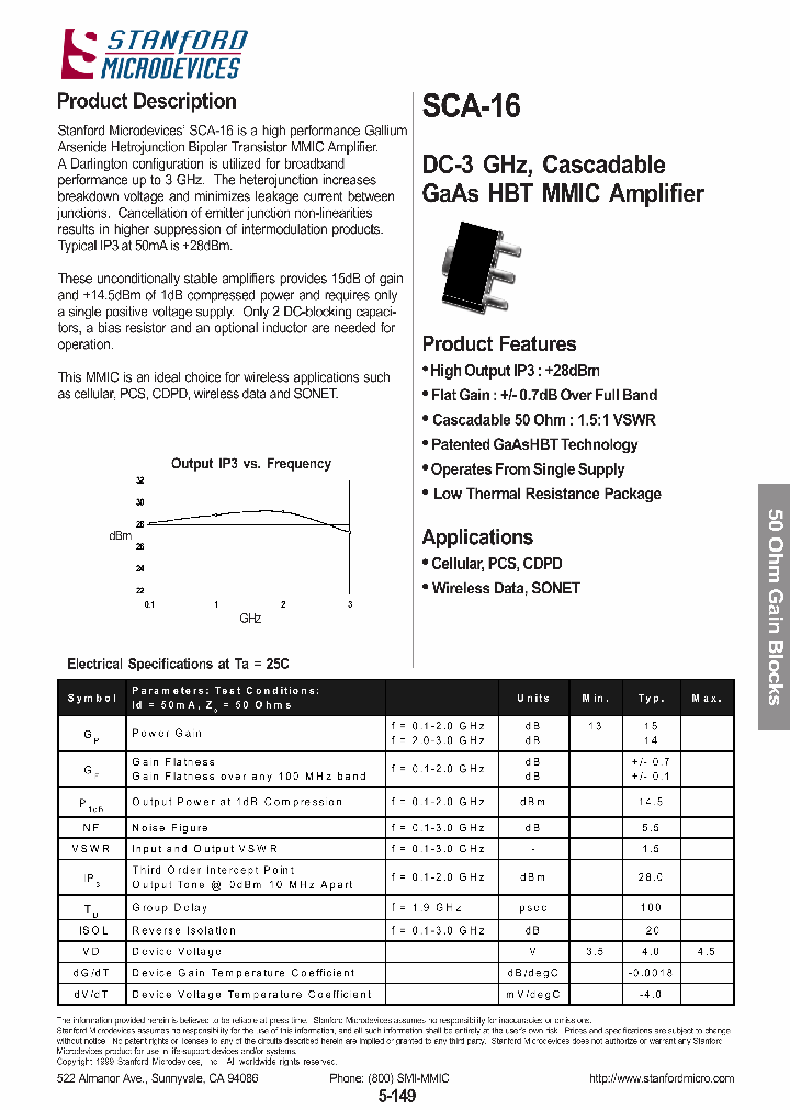 SCA-16_627490.PDF Datasheet Download --- IC-ON-LINE
