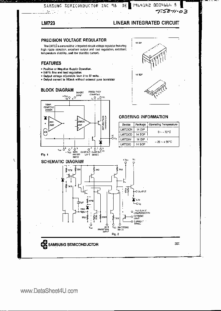 LM723_657327.PDF Datasheet Download --- IC-ON-LINE
