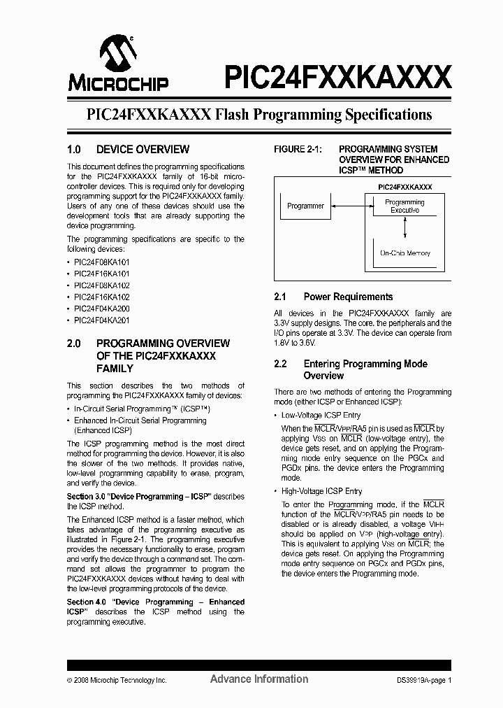PIC24F08KA101_1078443.PDF Datasheet Download --- IC-ON-LINE