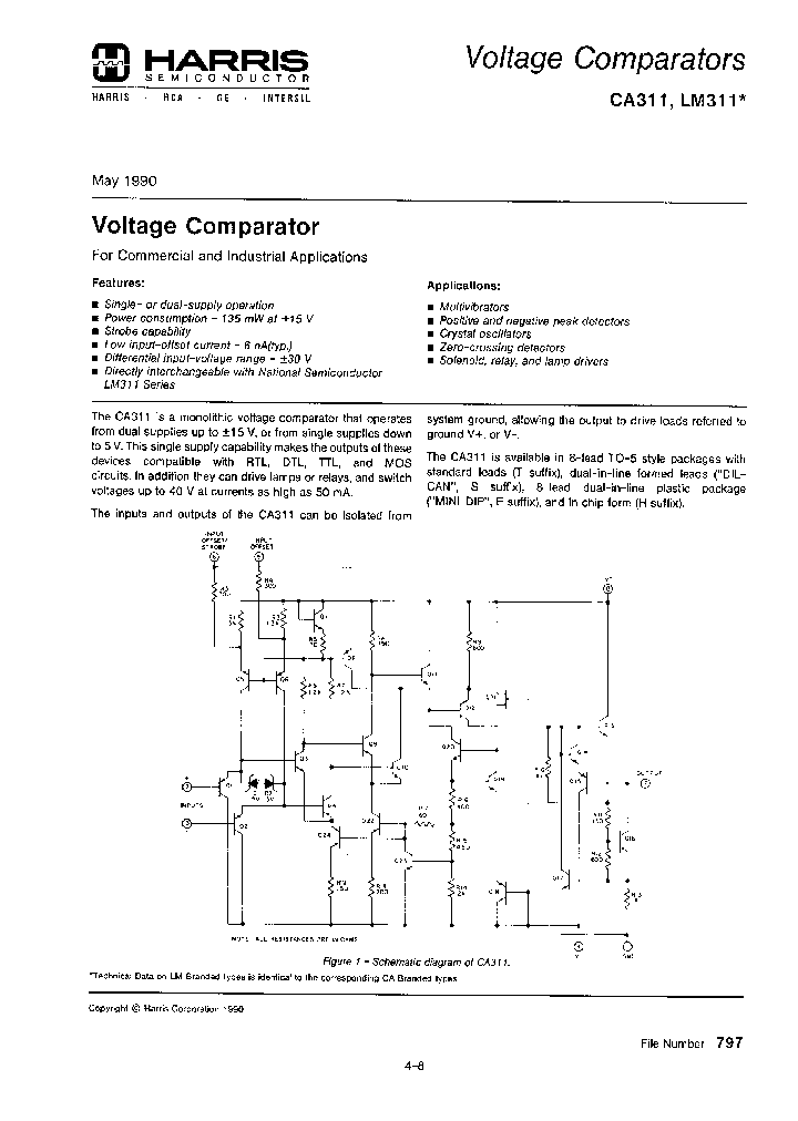 CA311_861363.PDF Datasheet Download --- IC-ON-LINE