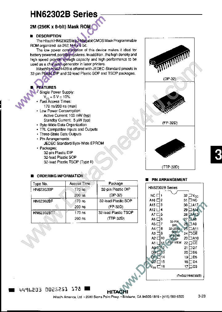 HN62302B_880776.PDF Datasheet Download --- IC-ON-LINE