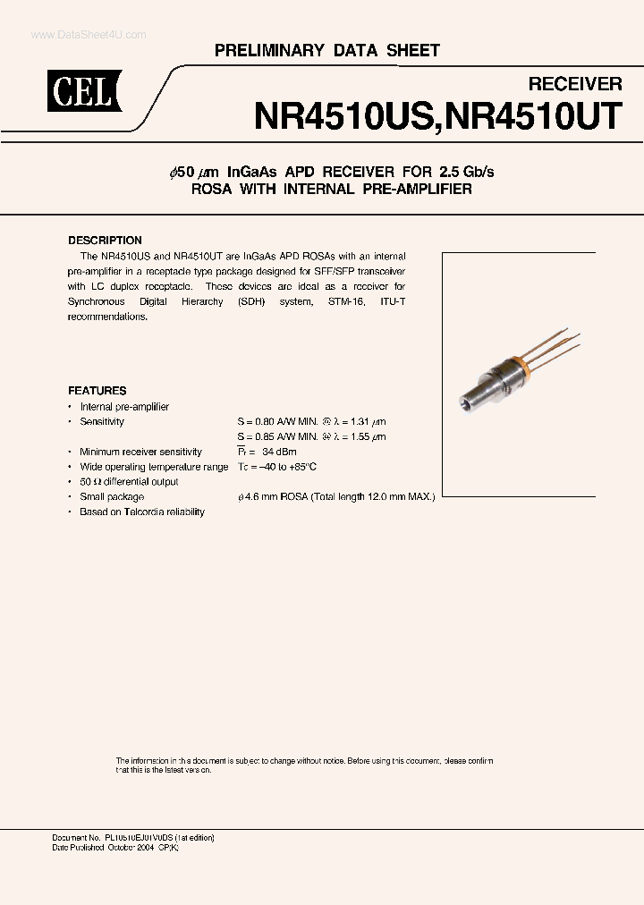 NR4510UT_1104984.PDF Datasheet Download --- IC-ON-LINE