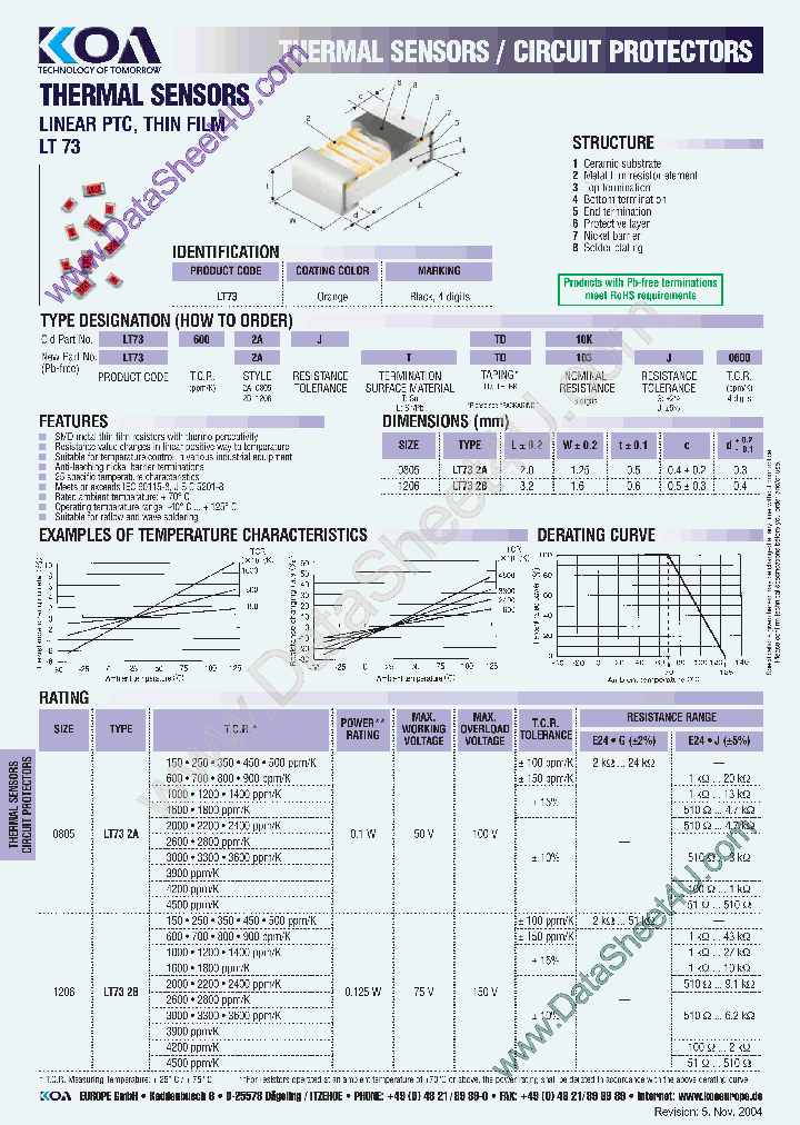 LT73_1264523.PDF Datasheet Download --- IC-ON-LINE