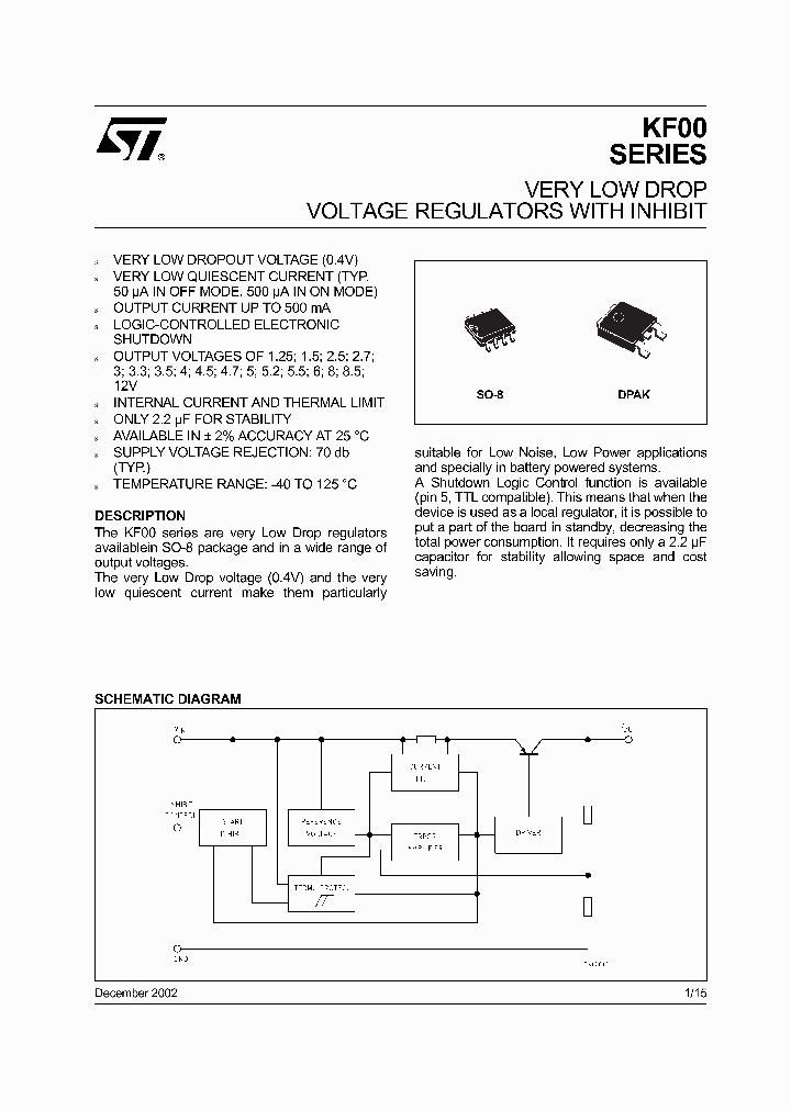 KF120BDT_1437260.PDF Datasheet Download --- IC-ON-LINE