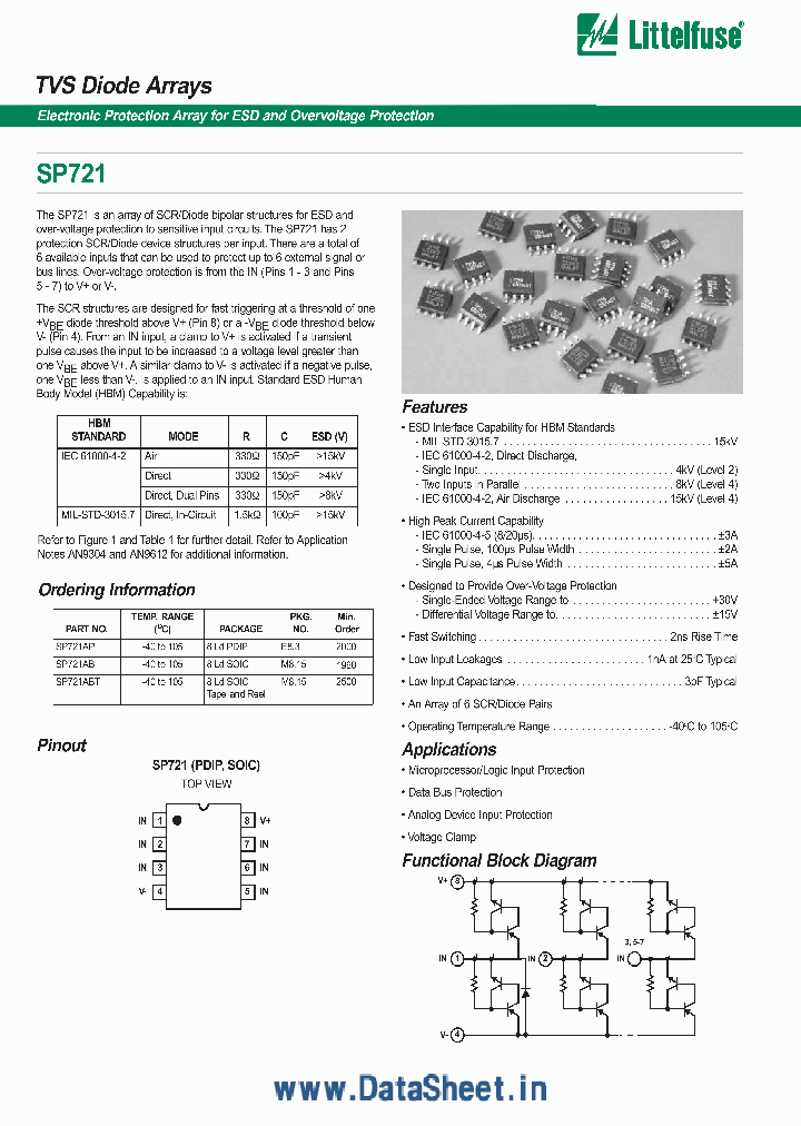 SP721_1355171.PDF Datasheet Download --- IC-ON-LINE