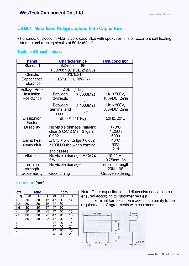 CBB61_1380233.PDF Datasheet Download --- IC-ON-LINE