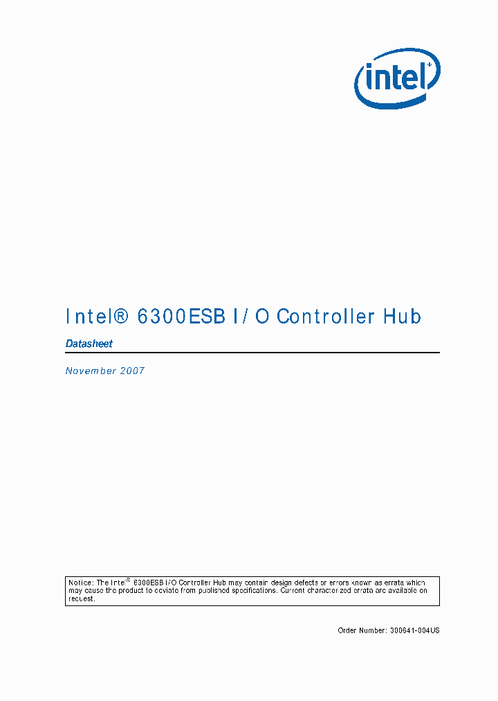 6300ESB_1502255.PDF Datasheet Download --- IC-ON-LINE