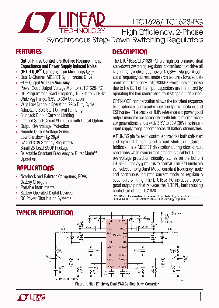 LTC1628-PG_849183.PDF Datasheet Download --- IC-ON-LINE