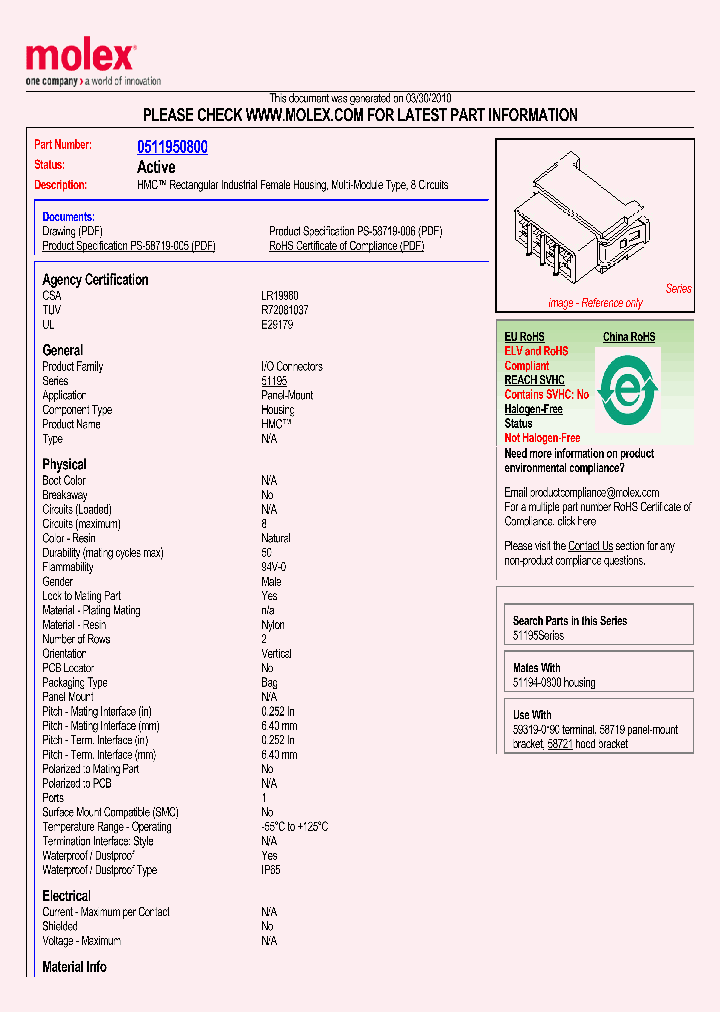 0511950800_1584740.PDF Datasheet Download --- IC-ON-LINE